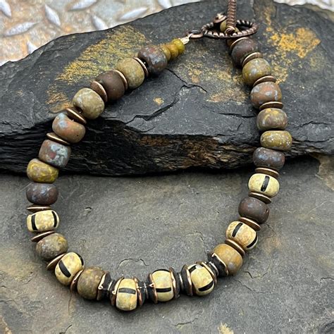 Earth Tone Bracelet Etsy