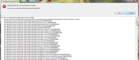 CCSV Update Error While Collecting Items To Be Installed Code Composer Studio Forum Code
