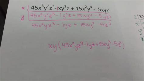 Factoring Out The Gcf Of A Polynomial Foldable Math Love