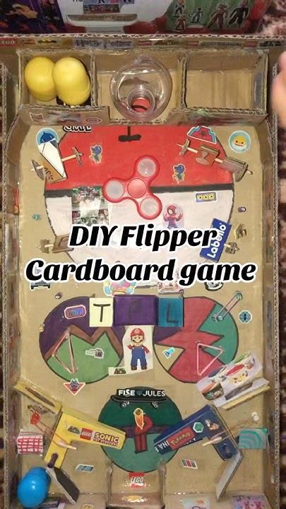 📦🎮 Diy Flipper Cardboard Game🎮📦 Youtube