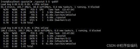 linux下c c 实现cpustat（测量cpu利用率） csdn博客