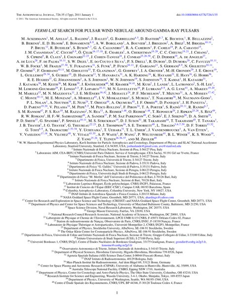 Pdf Fermi Lat Search For Pulsar Wind Nebulae Around Gamma Ray Pulsars