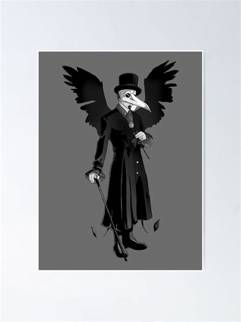 Scp 049 Plague Doctor Poster For Sale By Thebullishrhino Redbubble