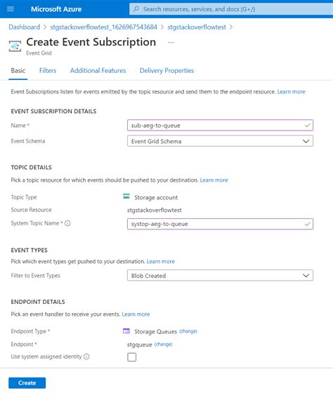 Unable To Add Event Grid System Assigned Managed Identity To Storage