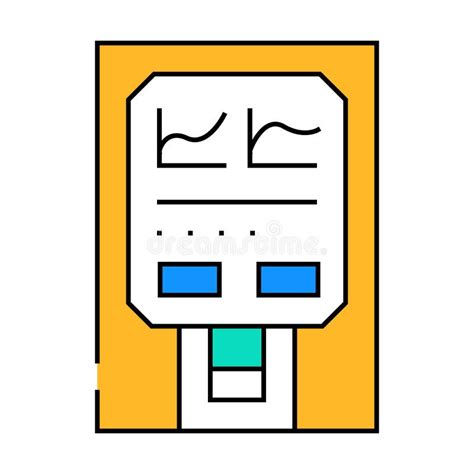 Medical Analyzer Icon Color Illustration Stock Vector Illustration Of Atomic Tools 339008314