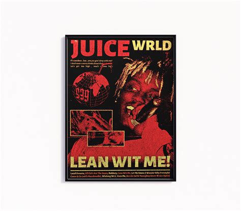 Juice Wrld Poster Print Rapper Posters