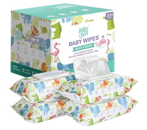 HAPPY BUM Wet Baby Wipes For Sensitive Skin X Count