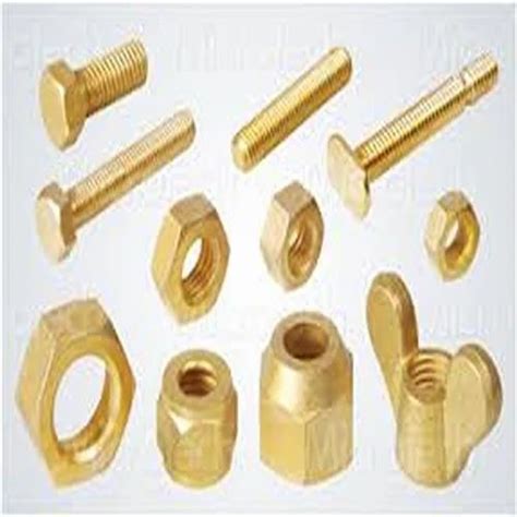 Hexagonal Broaching Brass Lock Nut Inner Diameter Less Than 5 Mm Ss