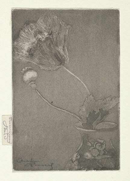 Théodore Roussel Poppy In A Vase The Metropolitan Museum Of Art
