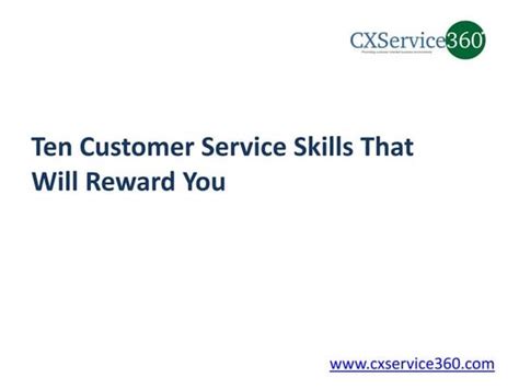 Effective Customer Communication Skills Pptx