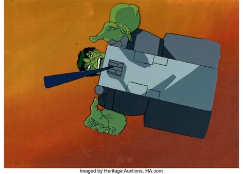 The Incredible Hulk Doomed Hulk Original Production Cel New