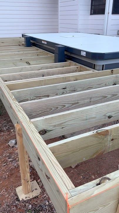 Custom Deck Build Hot Tub Spa Edition Deck Carpentry Diy Youtube