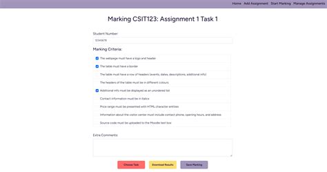 Github Trrinemarkingassistant A Tool To Streamline Marking And