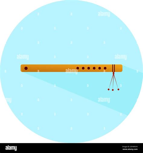 Cute Flute Illustration Vector On A White Background Stock Vector