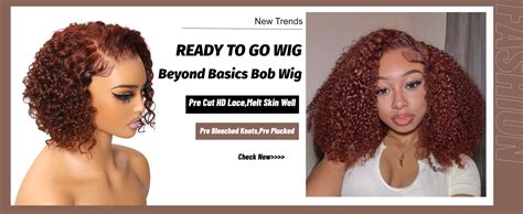 Unice 8 Inch Short Curly Beyond Basics Bob Wig Human Hair Bye Bye Knots Glueless