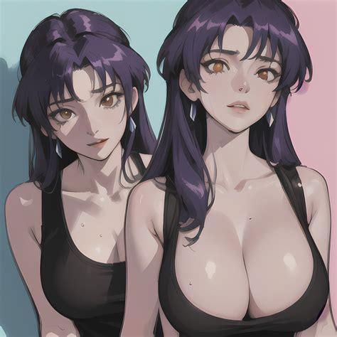 Rule 34 Ai Generated Female Katsuprime Katsuragi Misato Misato Katsuragi Neon Genesis