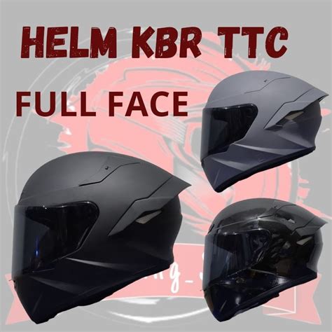 Jual Helm Kbr Tt Course Ttc Vrc Motif Full Face Solid Polos Sni Original Kbr Termurah Della