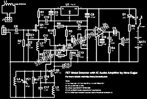 Zero Beat Metal Detector Measuring And Test Circuit Circuit Diagram SeekIC
