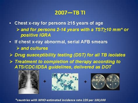 Cdc Update On The 2007 Tb Technical Instructions