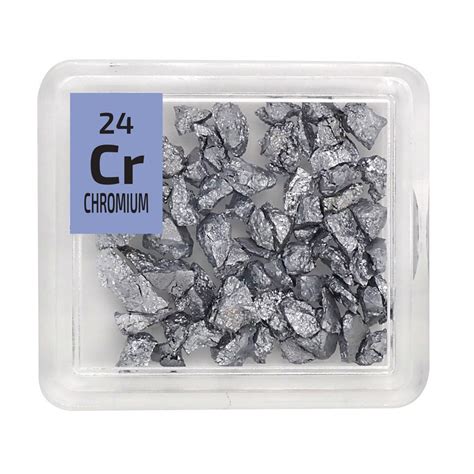 Chromium Grains Periodic Element Tile Etsy