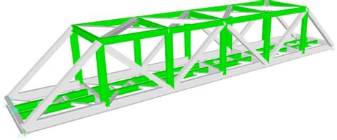 Finite Element Model Of The Truss Bridge Download Scientific Diagram