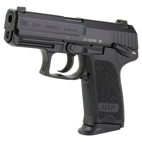 Hk Usp 9 Compact V1 Dasa Compact 9mm 358 Barrel Polymer Frame