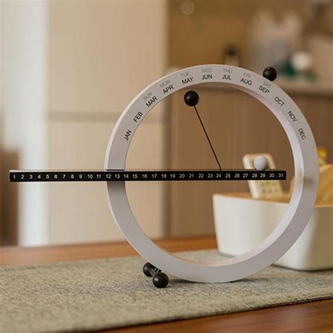 Креативные настенные часы с магнитным шаром вечный настенный календарь новинка домашний декор