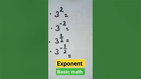 Exponent Basic Math Exponents Basicmath Maths Reasoning Mathematics Reasoningtricks Ssc