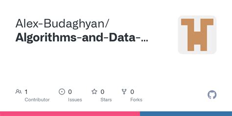 GitHub Alex Budaghyan Algorithms And Data Structures