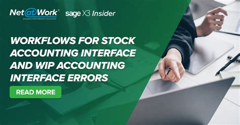Sage X3 Tips Workflows For Stock Accounting Interface And Wip Accounting Interface Errors