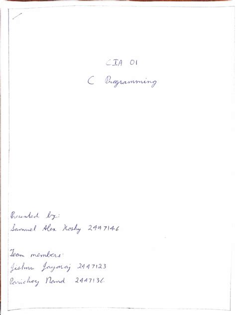 Cprog Cia1 Pdf