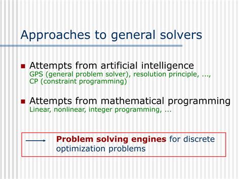 Ppt Building Problem Solving Engines ” For Combinatorial