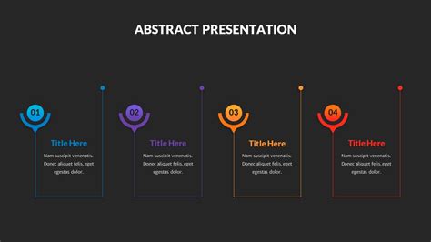 Dark Theme Abstract Powerpoint Slides Slidekit