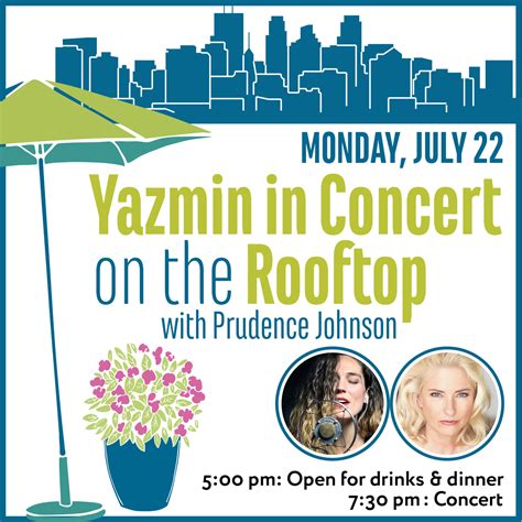 Yazmin In Concert On The Rooftop With Prudence Johnson Womans Club