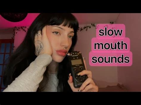 ASMR slow intense clicky whispers and trigger words with very close hand movements