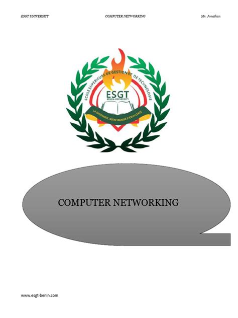 Computer Networking Csc 205 Pdf