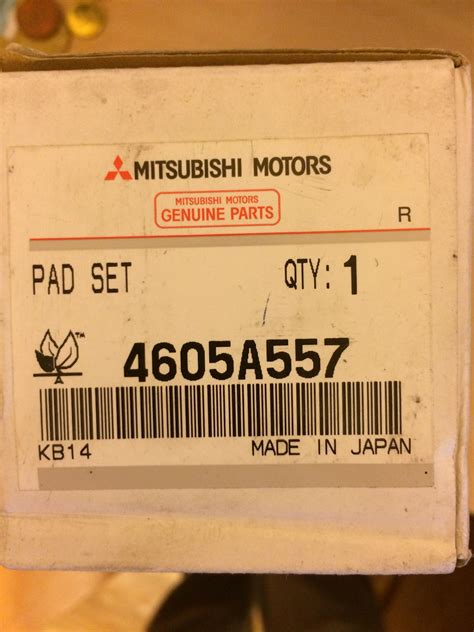 Передние тормоза — Mitsubishi Lancer X 2 л 2008 года запчасти Drive2