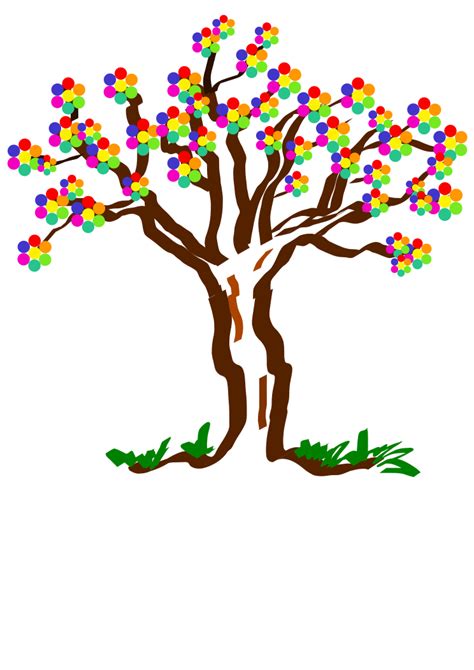 Colorful Tree Clip Art Image ClipSafari