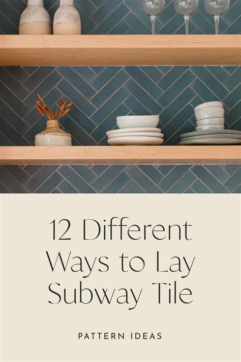 12 Different Subway Tile Patterns How To Lay Them Artofit