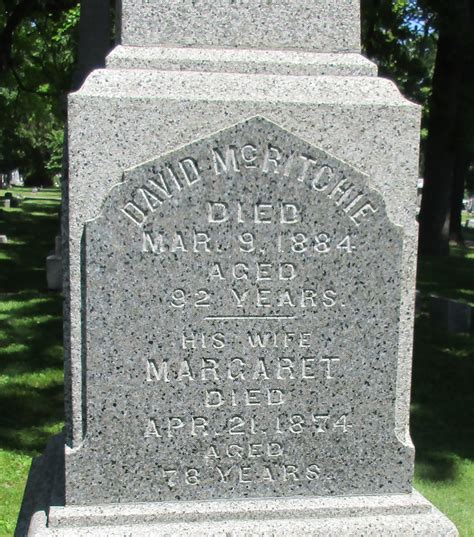David Mcritchie 1792 1884 Find A Grave Memorial