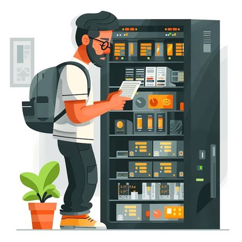 Hardware Engineer Ai Researcher In A Tech Startup Clipart Premium Ai