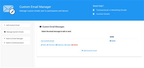 How To Send Custom Emails Auctria