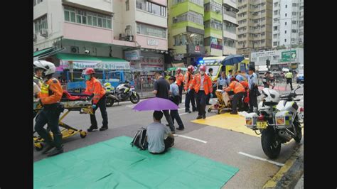 香港仔大道有的士剷上行人路最少九人傷 Now 新聞