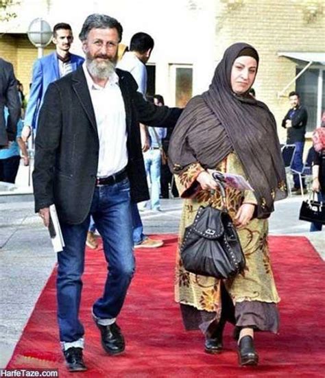 بهرام عظیمی بیوگرافی و عکس های بهرام عظیمی کاریکاتوریست و همسرش