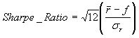 Sharpe Ratio