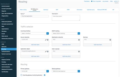 Sophos Firewall How To Prioritize The Traffic Via Sd Wan For The