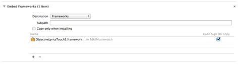 Objective C Xcode 6 And Embedded Frameworks Only Supported In Ios8