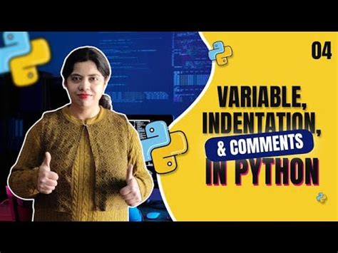 Variable Indentation And Comments In Python Hindi Crack IT With Anu Tutorial YouTube