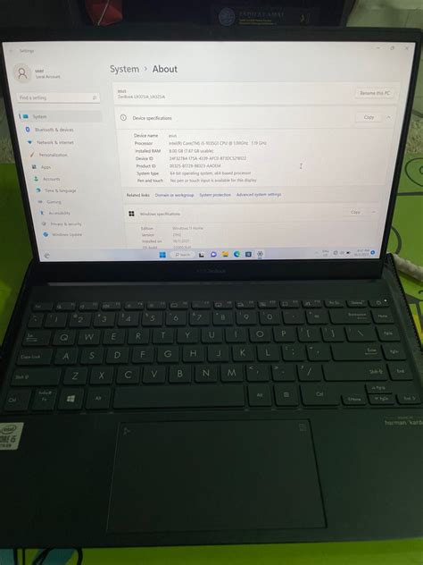 Asus Zenbook Computers Tech Laptops Notebooks On Carousell