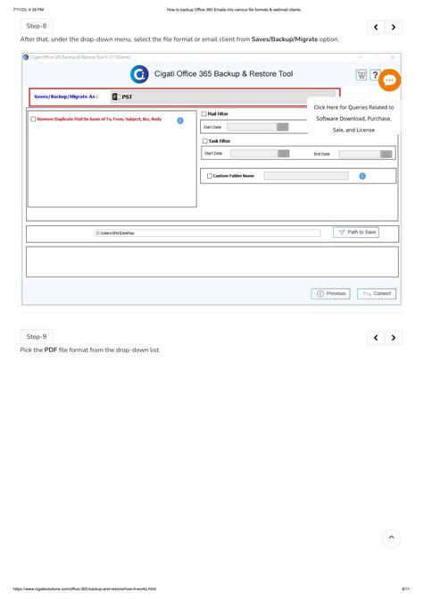 Ppt How To Backup Office 365 Emails Into Various File Formats And Webmail Clients Powerpoint